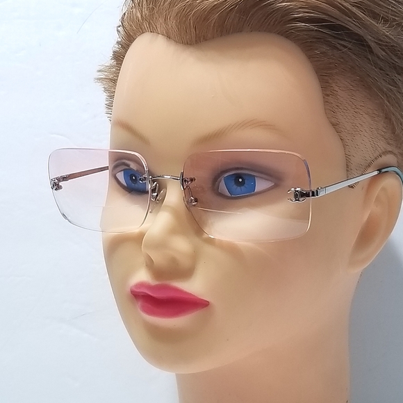 CHANEL | Accessories | Amazingly Fabulous Rare Authentic Chanel Rimless ...